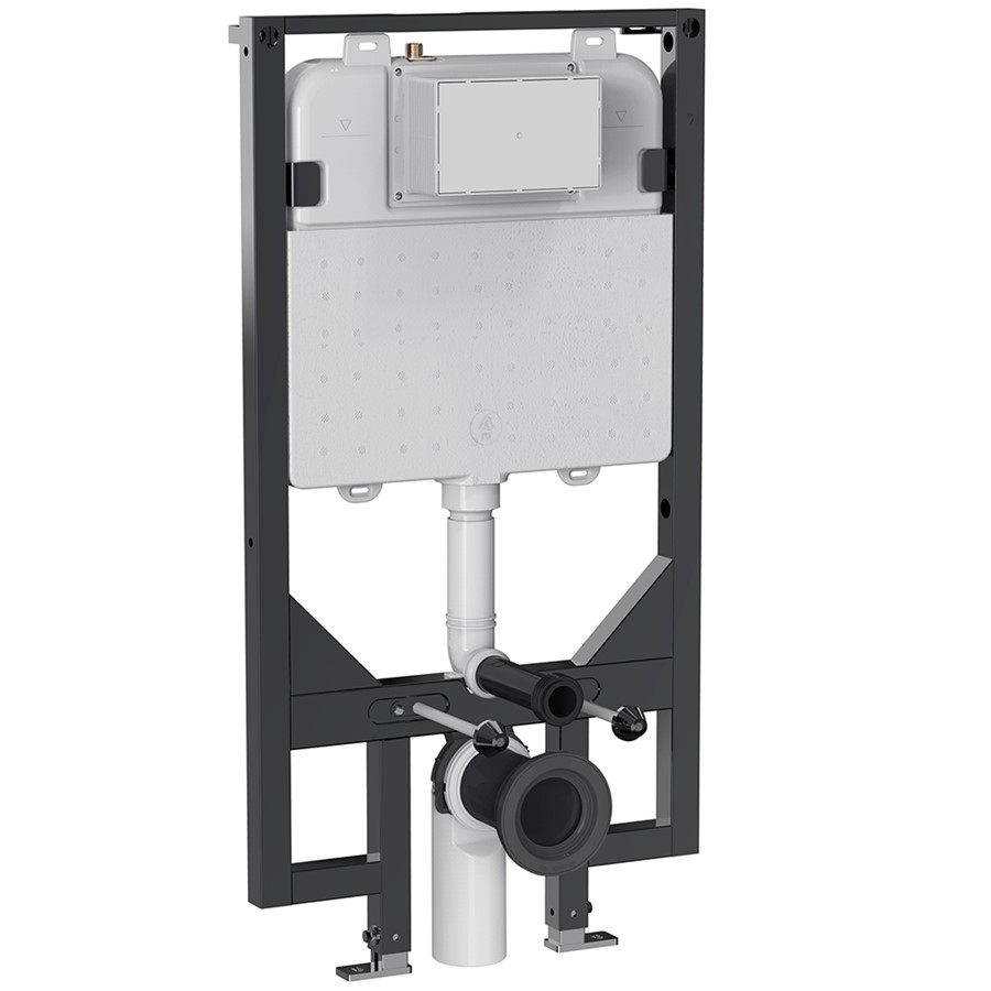 Slim Depth WC Support Frame 1.14M Height (with dual flush concealed ...