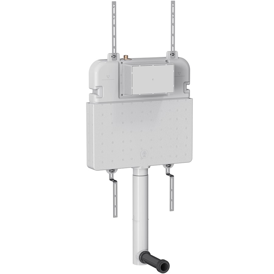 Slimline Dual Flush Concealed Cistern (with discharge pipe ... Slimline Dual Flush Concealed Cistern (with discharge pipe ...
