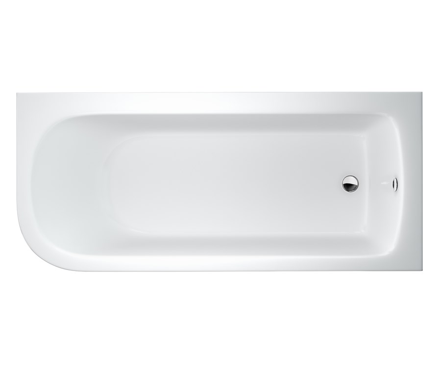 Viride offset bath (Viride offset bath 1700 x 750mm - left hand) in ...